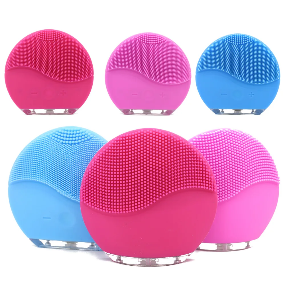 Silicone Facial Cleaner Face Massager Waterproof Vibrator Skin Deep ...