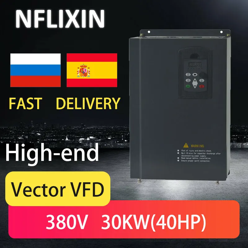 380v 30kw Vfd Variable Frequency Driver Vfd Inverter 3hp Input 3hp ...