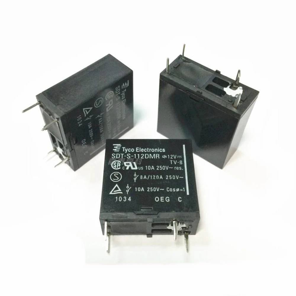 10PCS/Lot Power Relays SDT S 112DMR 112LMR 124DMR 10A250VAC A Group Of ...