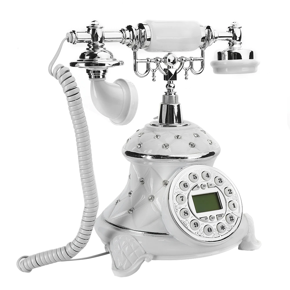 Electronics & Accessories Telephones & Handsets Rhinestone Rotary ...