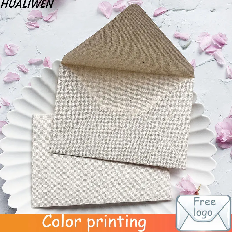 Custom-Burlap-Texture-Vintage-Envelope-Postcard-Card-Envelope-Gift ...