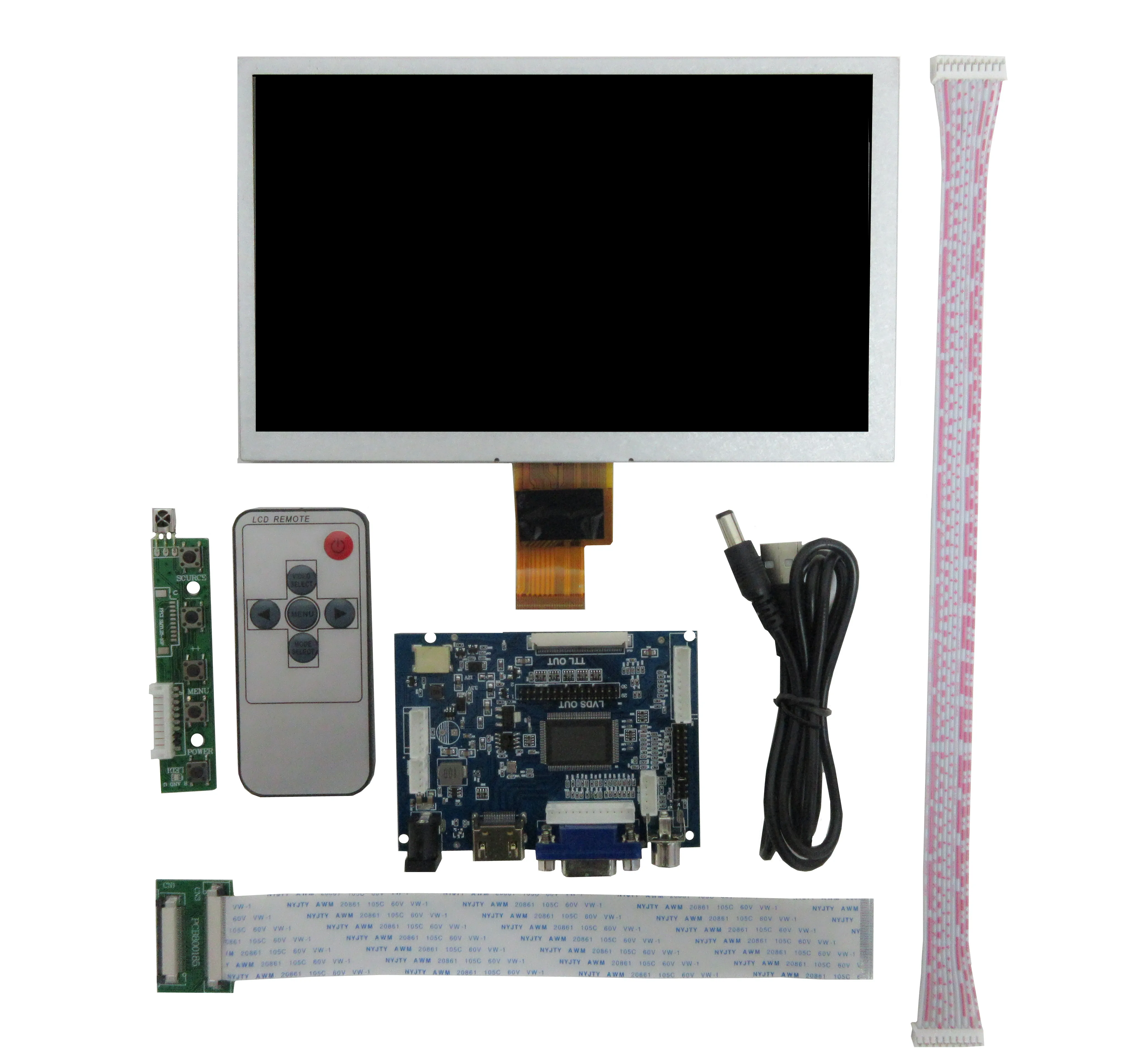 Placa-de-Control-de-controlador-de-Monitor-LCD-TFT-pantalla-de-8-pulgadas-1024x600-Compatible ...