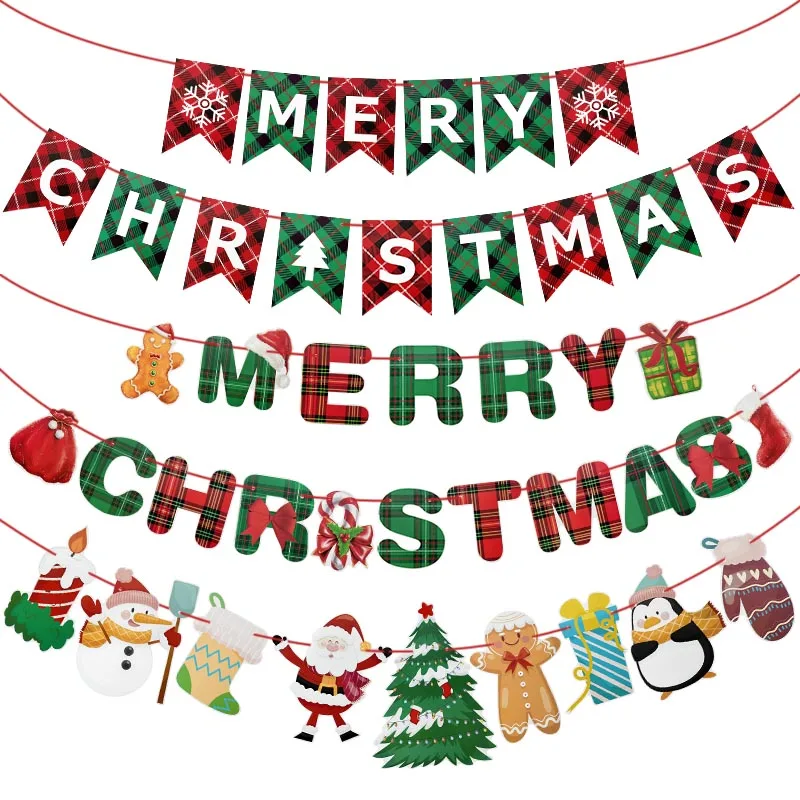 Merry Christmas Clip Art Banner