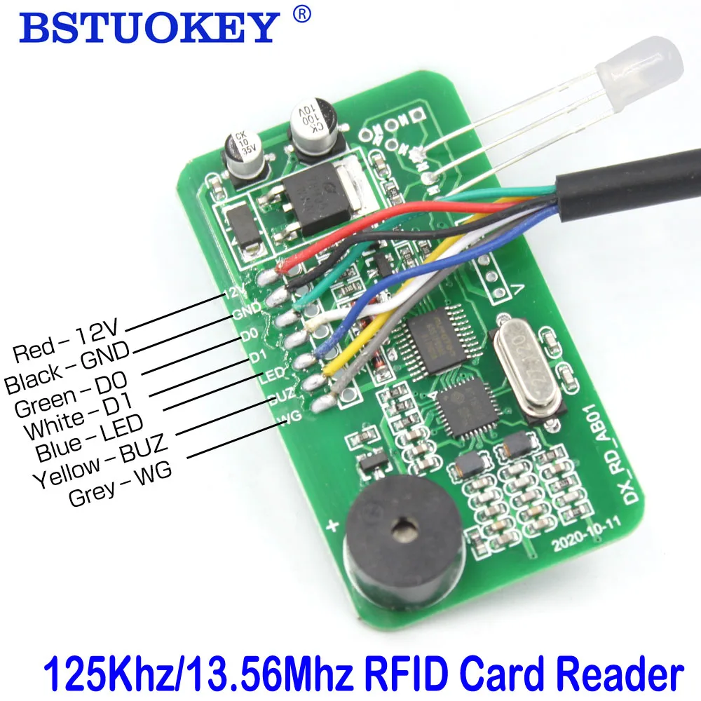 Dual Frequency RFID Karte Decoder RFID Reader Modul 125KHz TK4100 13,56 ...