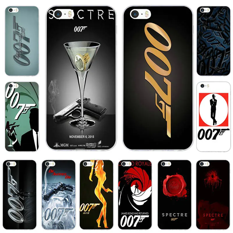 Para o Caso iphone 5 James Bond 007 Logotipo TPU Casos de Telefone de ...