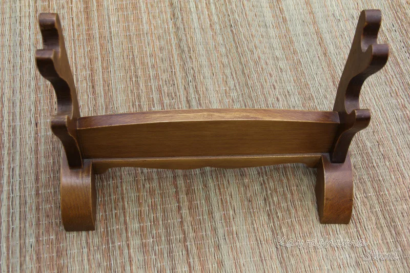 Figurines Sculpture Japanese Wooden Stump Display Panel Stand 21N-100 ...