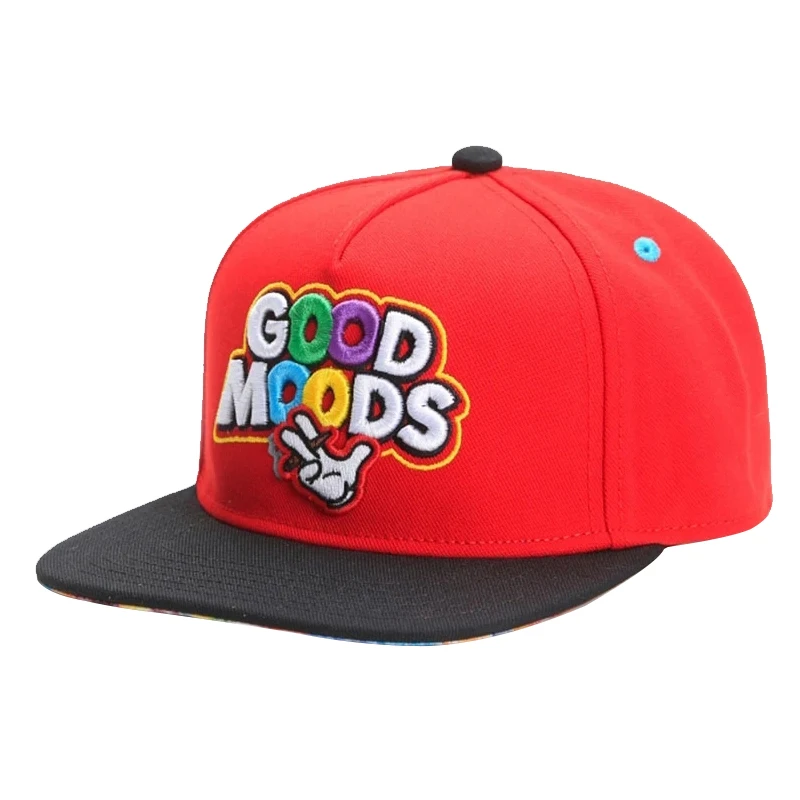 Brand-Good-Moods-Cap-red-cotton-Hip-Hop-snapback-hat-for-men-women ...
