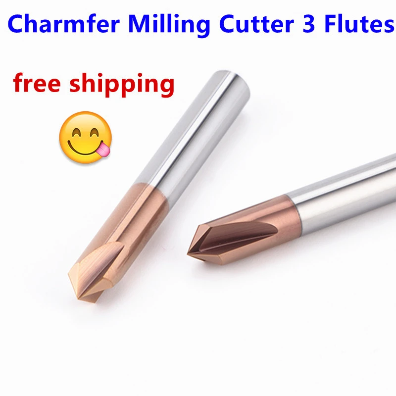 Chamfer Tools Cnc Milling Cutter Carbide Corner Router Bit Chamfering ...