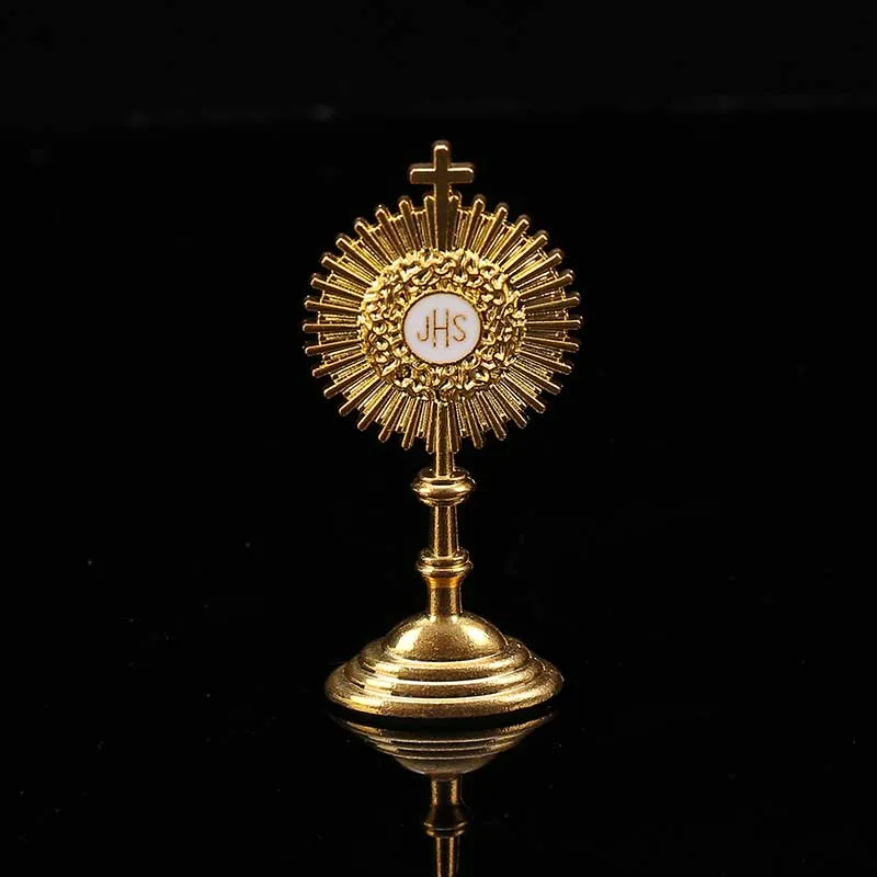 New-religious-JHS-statue-mini-first-communion-JHS-statue-golden ...