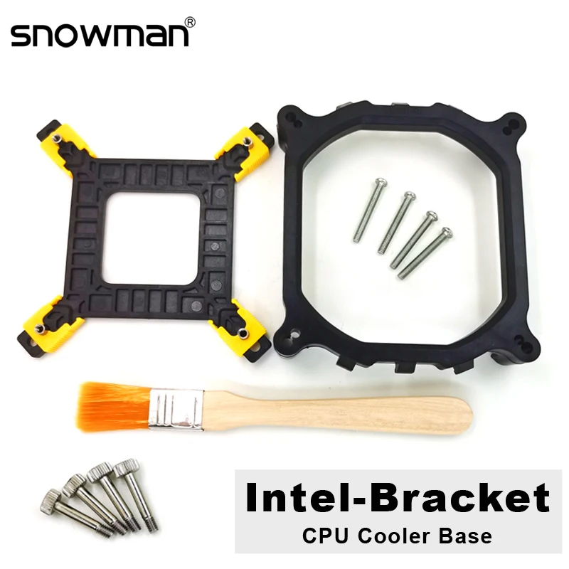 Snowman Cpu Cooler Fan Bracket Heatsink Holder For Intel Lga 2011 1700 ...