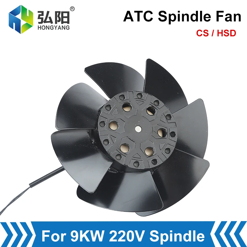 Cnc Automatic Tool Change Spindle Motor Fan 220v Instead Of 9kw Cooling ...
