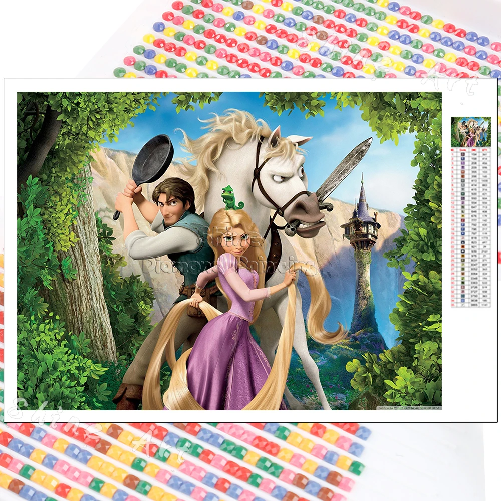 Tangled Rapunzel Painting