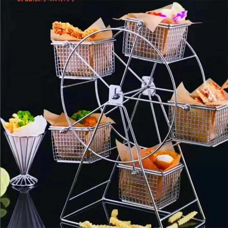 Ferris Wheel Food Rack Tableware Party Rotatable Pastry Cupcake Holder ...