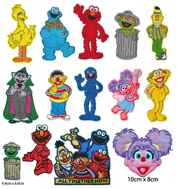 Sesame Street Abby Cadabby Face Embroidery Iron On Patch, Muppet ...