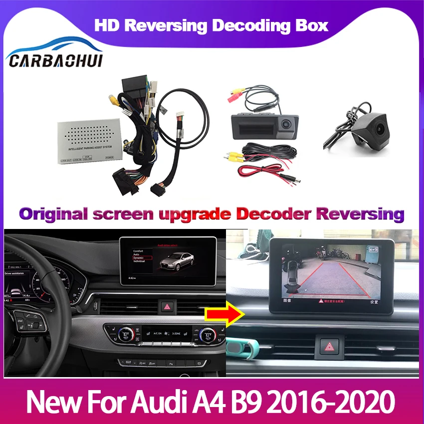 Car-Front-Rear-view-camera-For-Audi-A4-B9-2016-2020-backup-camera ...