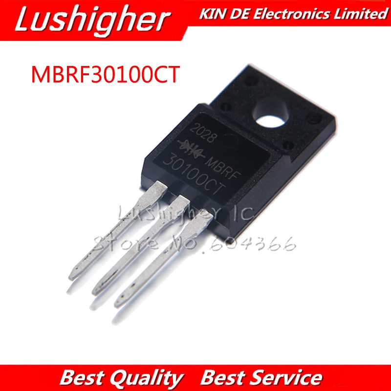 10pcs MBRF30100CT TO 220 MBRF30100CT TO220 MBRF30100 B30100G New ...