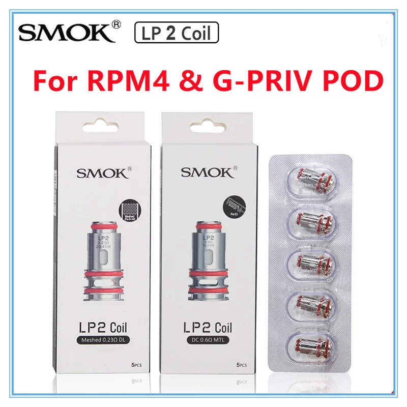 Original SMOK LP 2 Coil Head LP2 Heater Resistance Mesh Core for RPM 4 ...