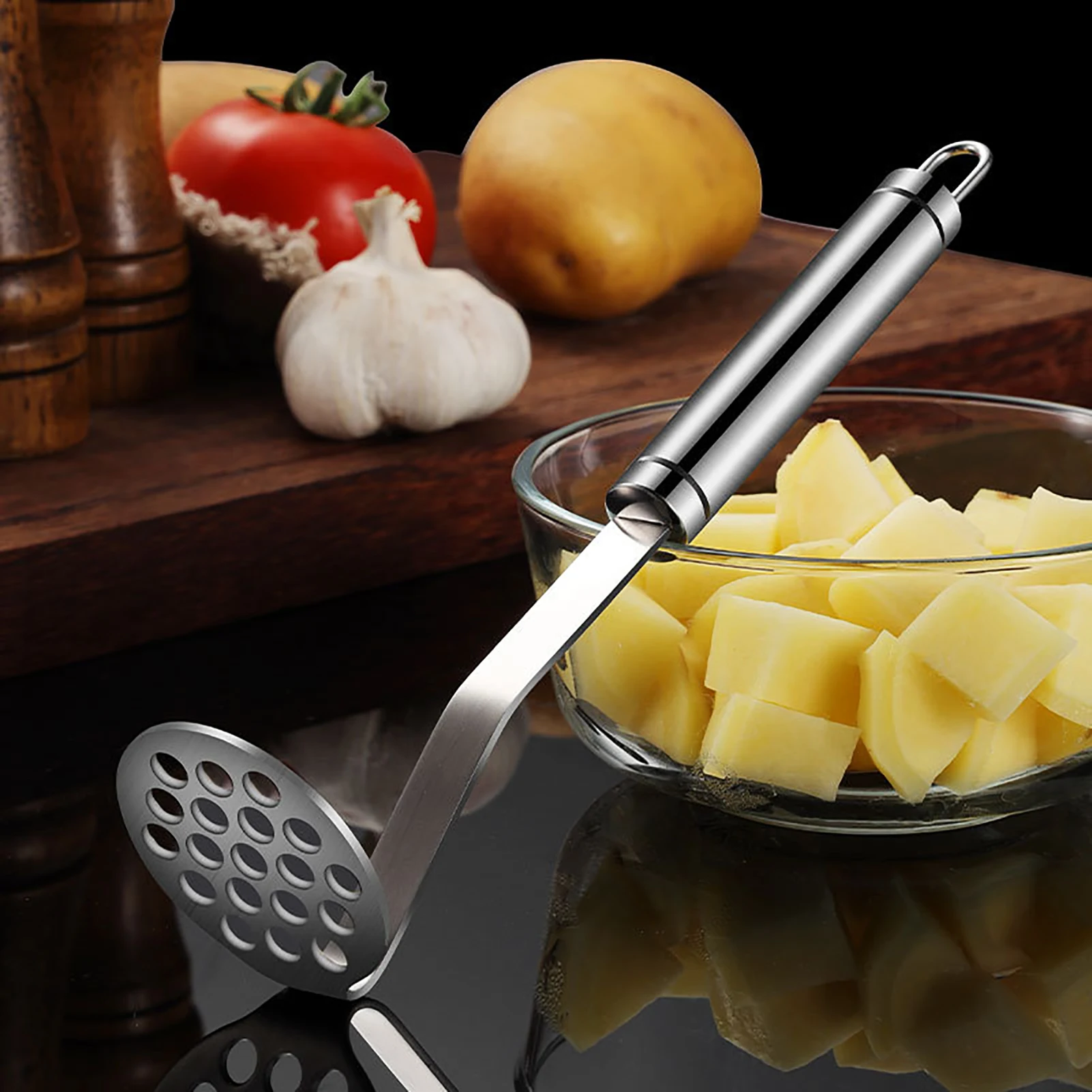Mashed-Potato-Masher-Potato-Chip-Fruit-Mud-Vegetable-Tomato-Chip-Cutter ...