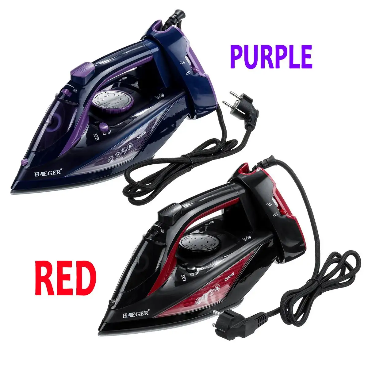 3 Speed Adjust Ceramic Soleplate 2600W professional Wireless Cordless ...