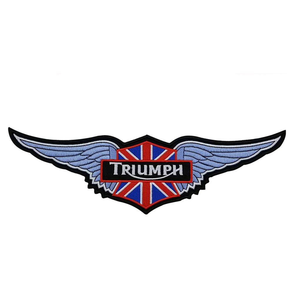 Triumph Embroidery Patch Sewing Iron On Custom Designer Logo Heat Press ...