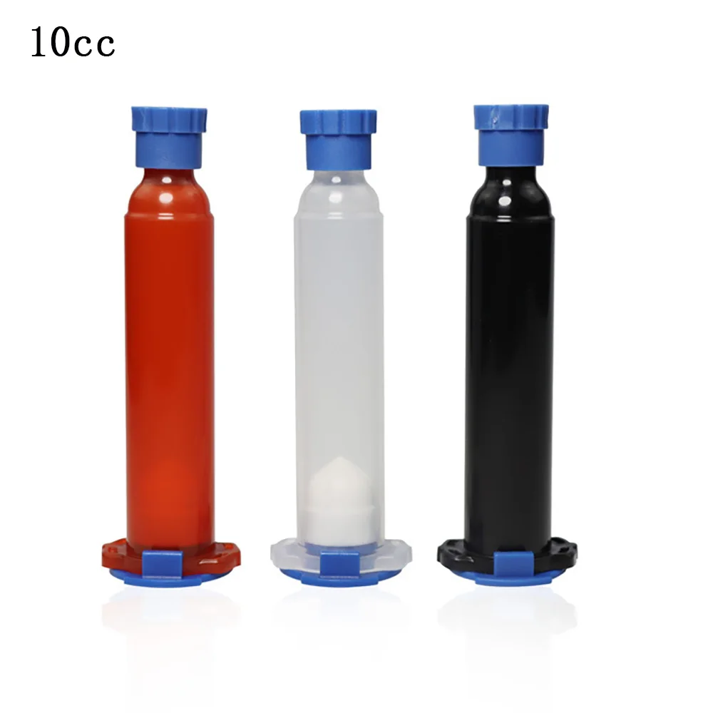 10cc-EFD-Plastic-Barrel-American-New-Style-Dispensing-Syringe-Red-Black ...