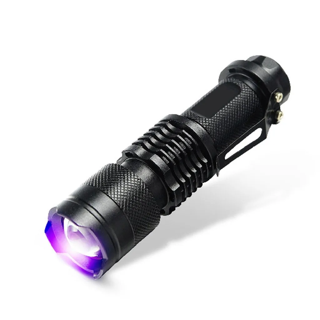 Mini uv ultra violeta led lanterna lâmpada de inspeção blacklight tocha ...