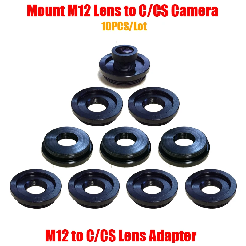 10PCS-Lot-Metal-M12-CS-Thread-Lens-Mount-Adapter-Zinc-Alloy-M12-to-C-CS ...