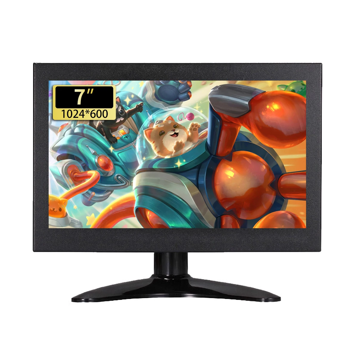 7 Inch Monitor Lcd Monitor Full Hd Display 1024x600 Portable Monitor ...