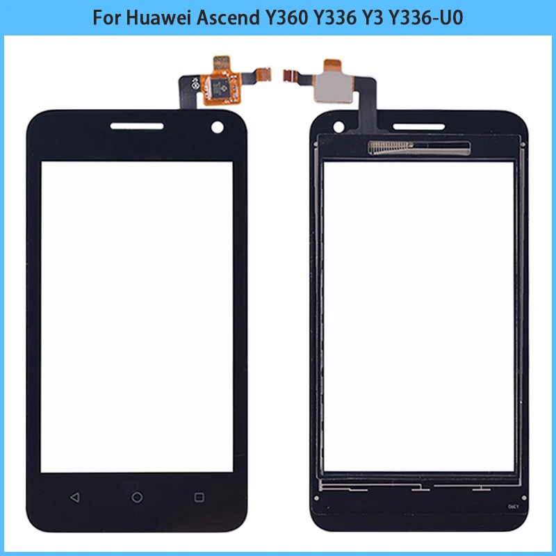 화웨이 승천을위한 새로운 Y360 터치 스크린 Y360 Y336 Y3 Y336 U02 터치 스크린 디지타이저 LCD 전면 유리 렌즈 교체|휴대폰 터치 패널| - AliExpress