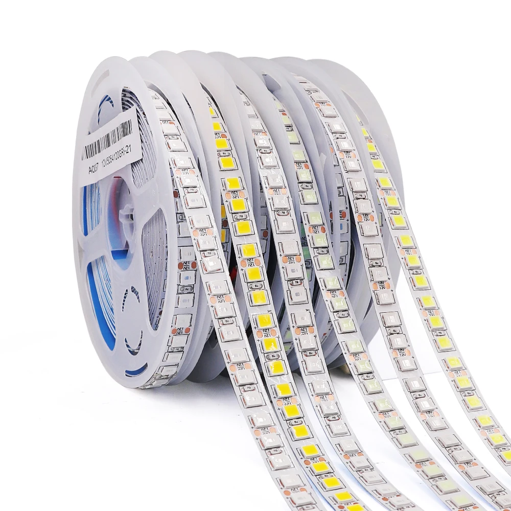 Super Bright LED Strip Light 12V 5M SMD 5054 Waterproof 120Leds/m ...
