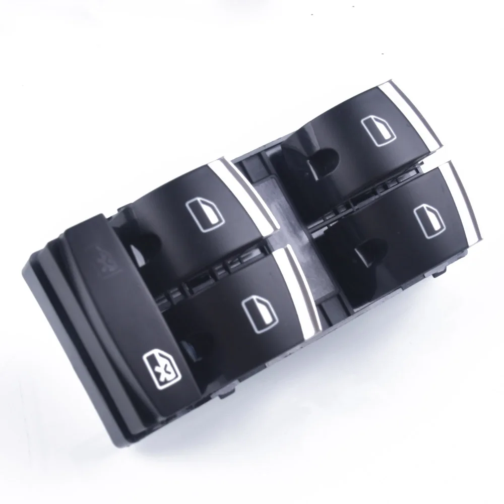 chrome Master Window Switch For Audi A3 8P A4 S4 RS4 B6 B7 A6 S6 RS6 C6 ...