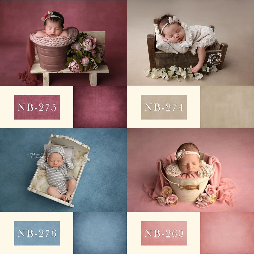 Photo Background Newborn Backdrops Pink Solid Color Texture Wall ...