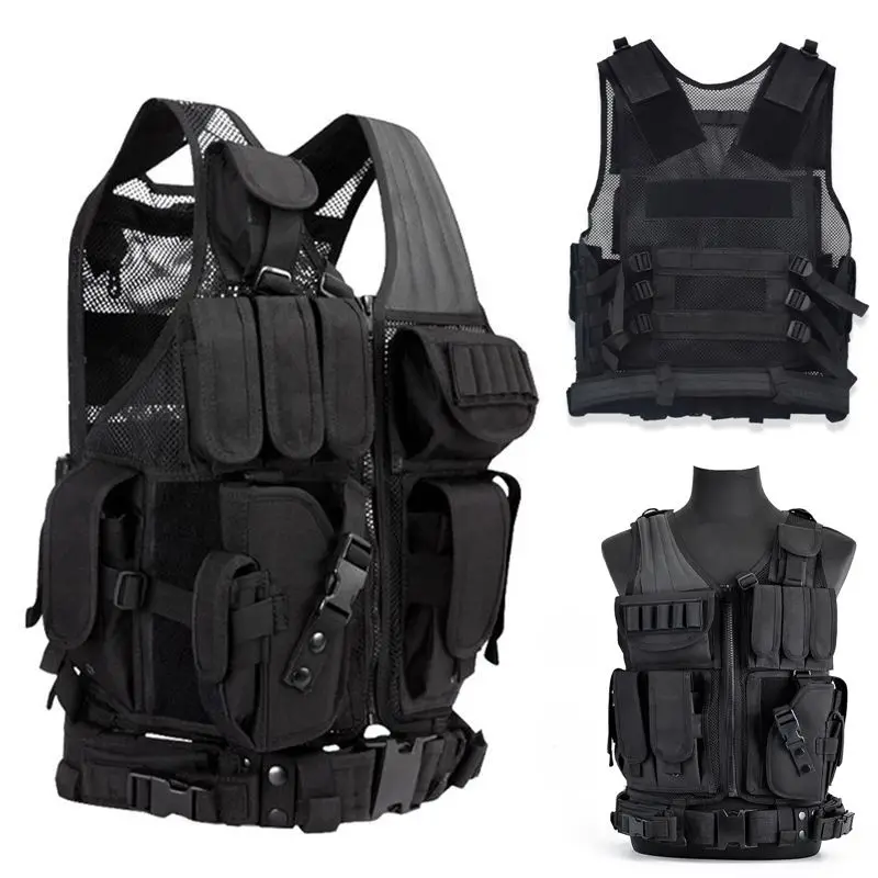 Airsoft Tactical Vest Black
