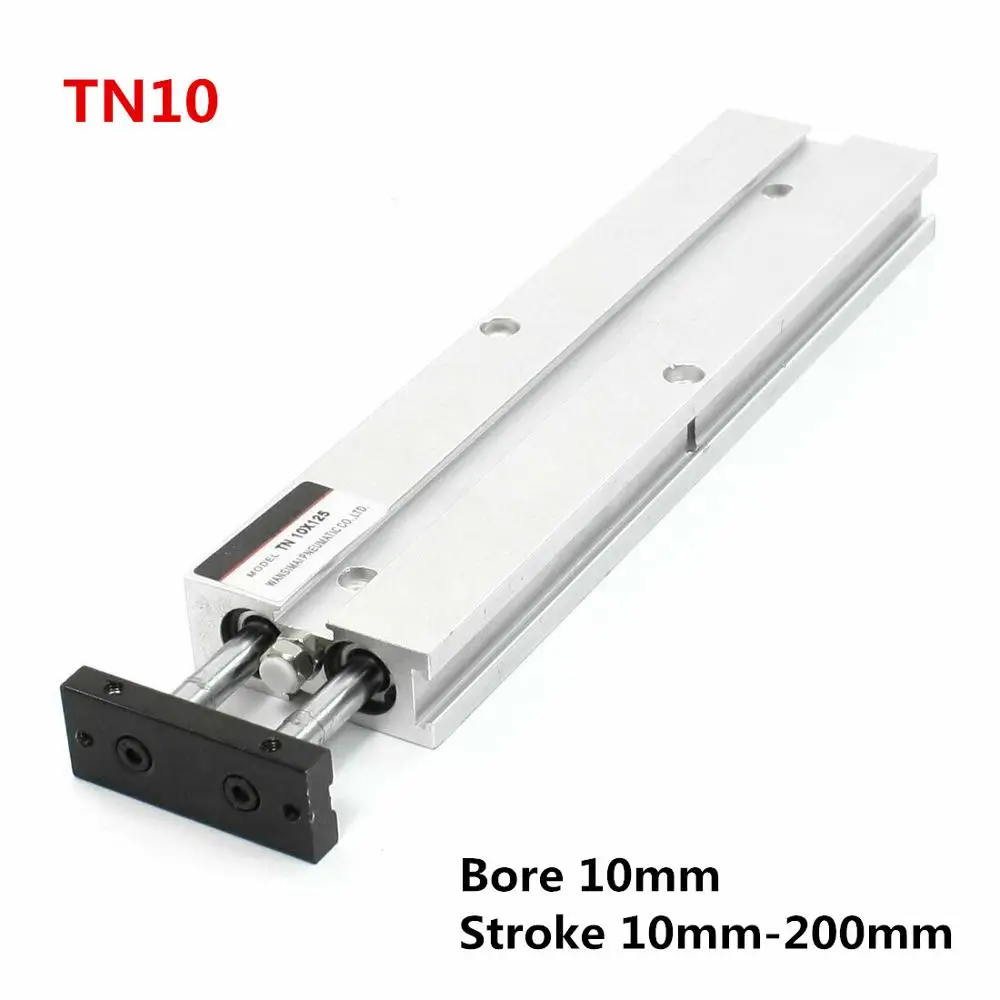 1pc TN10 TDA10 10mm Bore 5/10/20/30/40/50/60/70/75/80/90/100mm Stroke ...