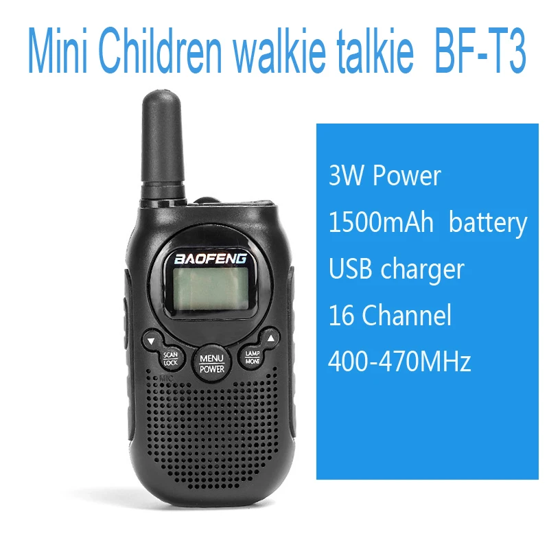 Baofeng-Mini-walkie-talkie-BF-T6-BFT6-para-ni-os-Radio-Comunicadora-de ...