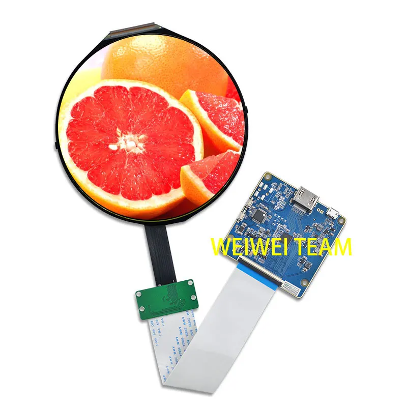 Circular Lcd 5 Inch Round Circle Screen Ips 1080p Display 1080*1080 ...