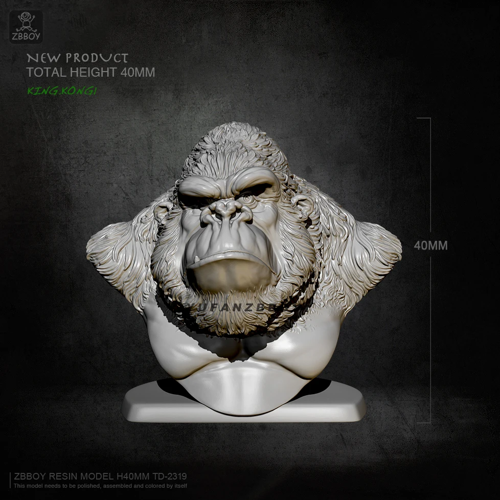 40mm Resin Bust Model Kits King Kong Avatar Td-2319 - Model Building ...