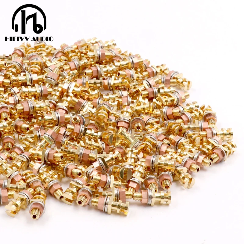 Pure Copper Gold-plated Rivet Silver Plated Solder Joint Pcb Shelf 1p 1 ...
