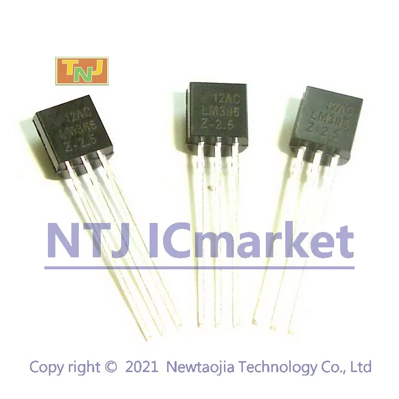 50-PCS-LM385Z-2-5-TO-92-LM385-Z-2-5-Micropower-Voltage-Reference ...