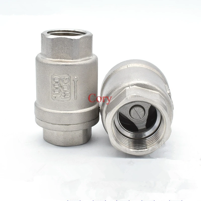 1PC-304-Stainless-steel-Vertical-Lift-Check-Valve-one-way-valve-Non ...