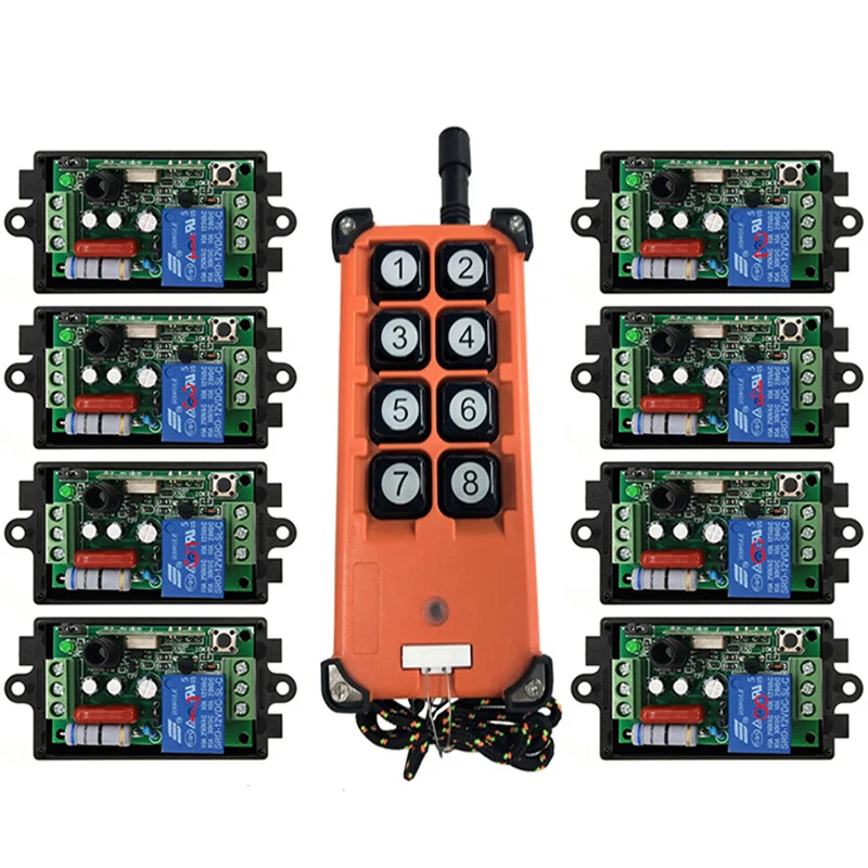 3000m-AC-220-V-1CH-1-CH-10A-Wireless-Remote-Control-LED-Light-Switch ...