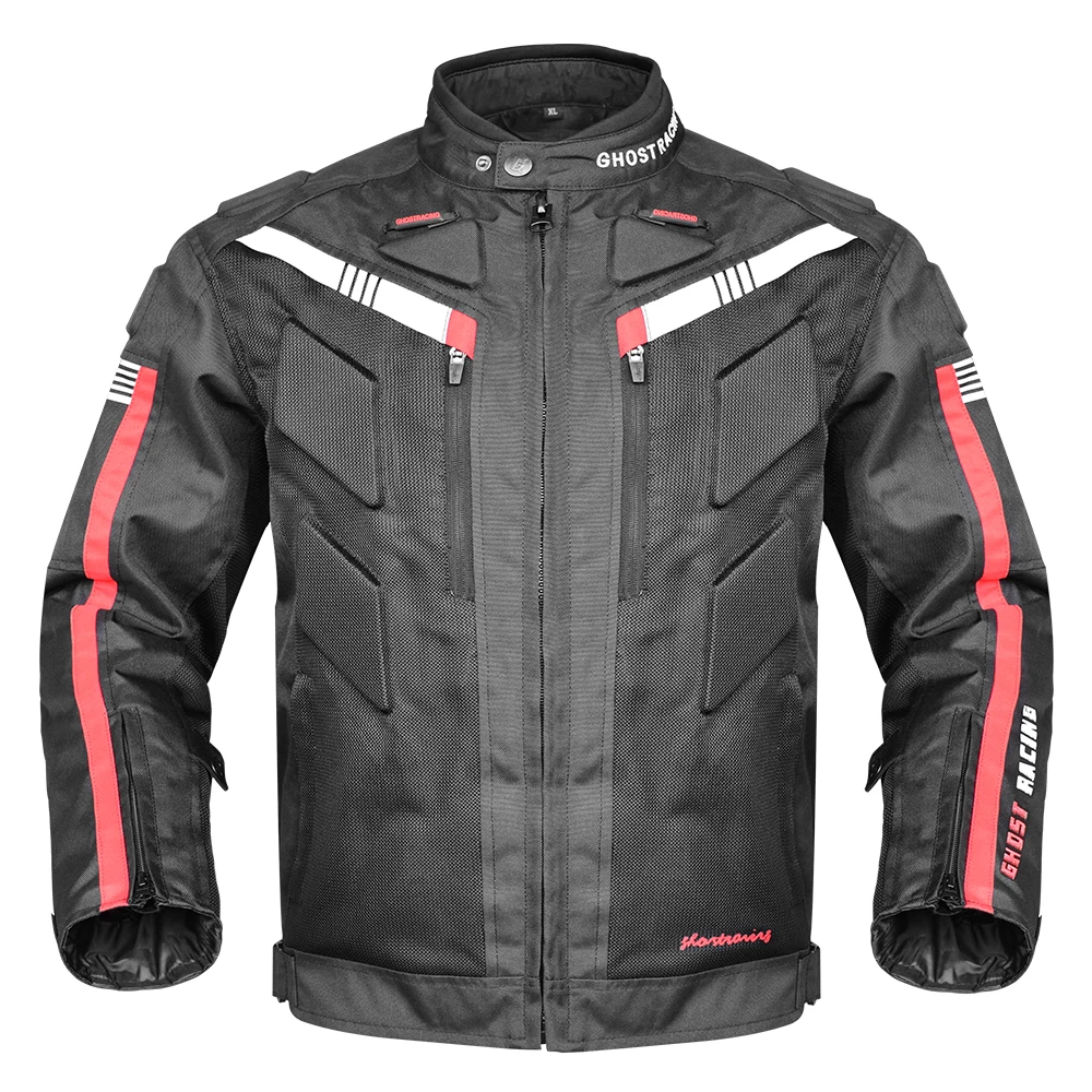 Motorcycle-Riding-Mesh-Jacket-Breathable-Waterproof-Fall-proof ...