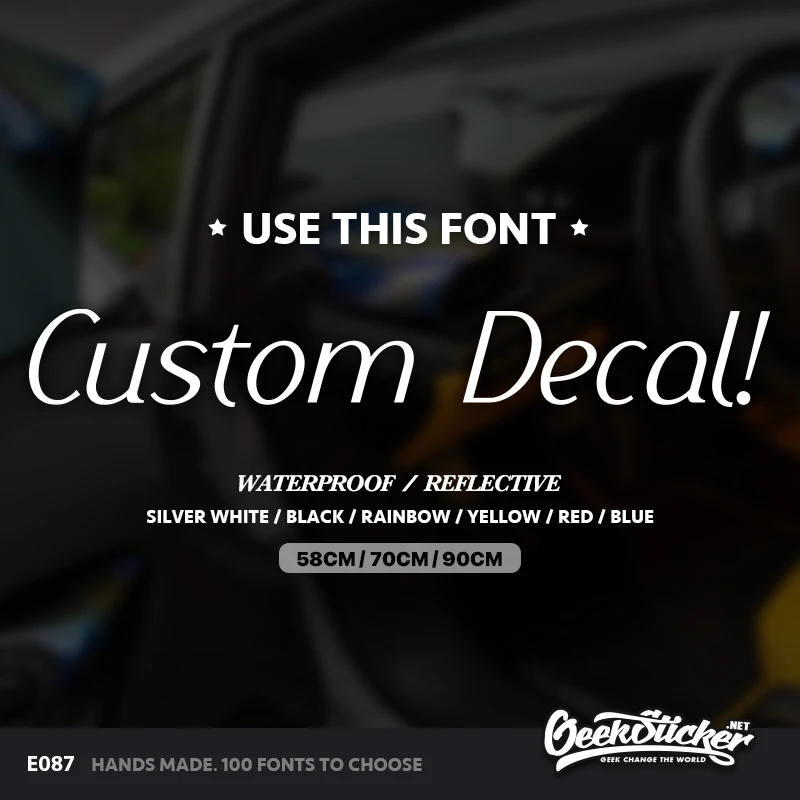 Truck Front Window Decals