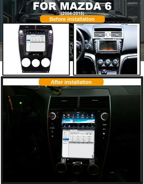Android vertical screen car multimedia DVD player For-Mazda 6/Mazda6 ...