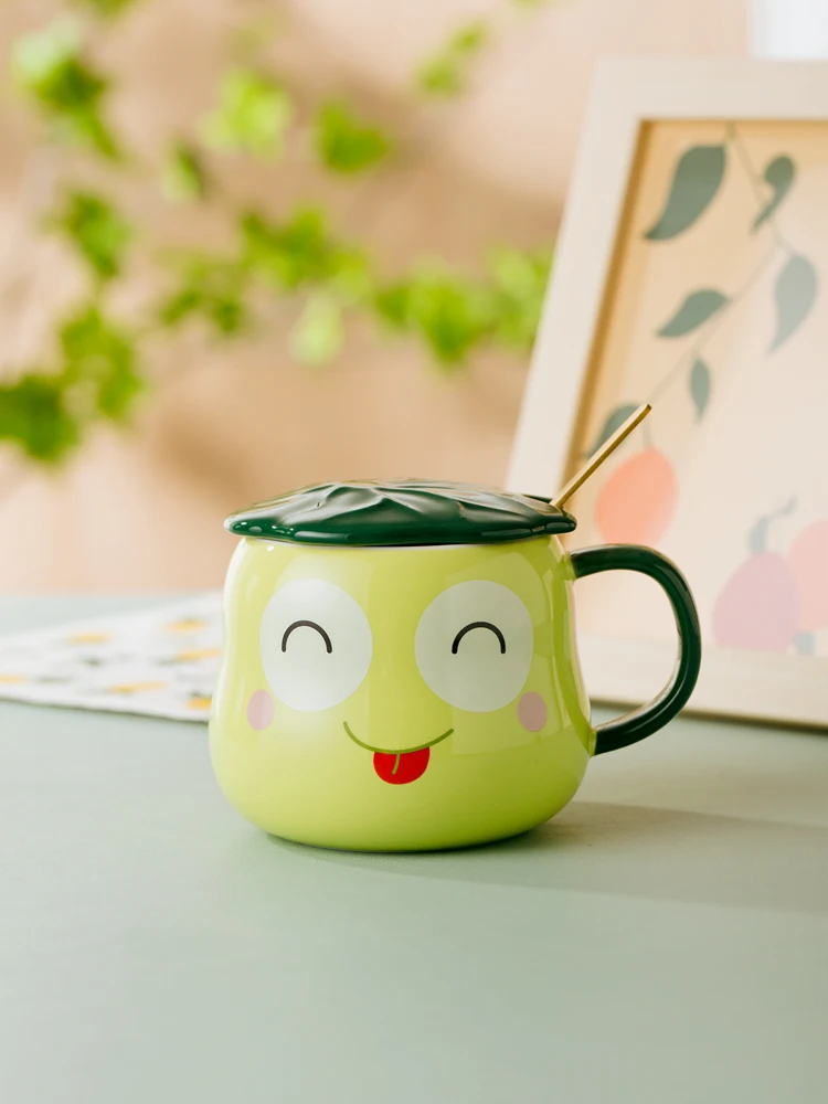 Lovely-Little-Frog-Smiley-Cup-Ceramic-Cartoon-Creative-Cute-Children ...