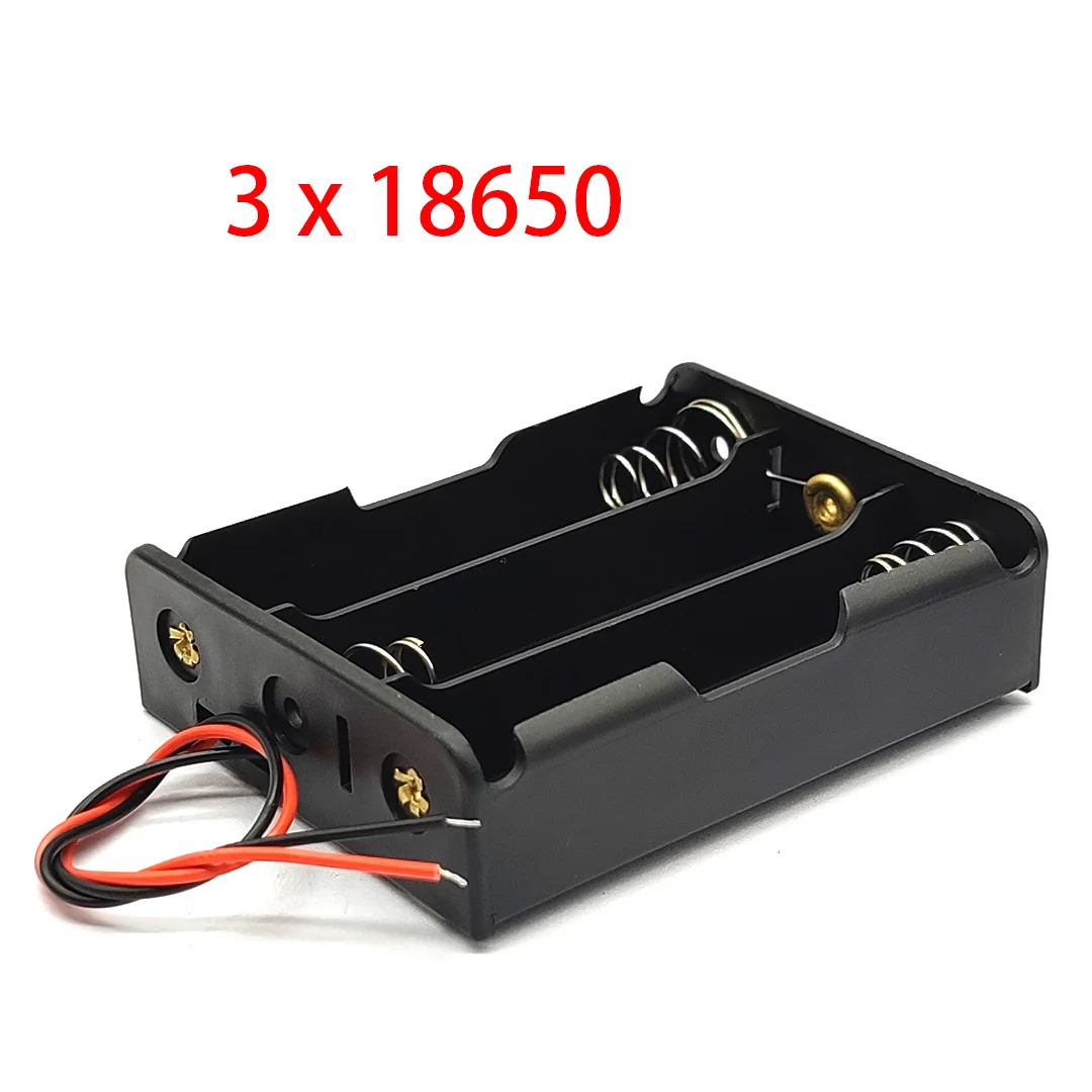 3x-18650-Series-Battery-Case-3-18650-Battery-Box-18650-Holder-With-Wire ...