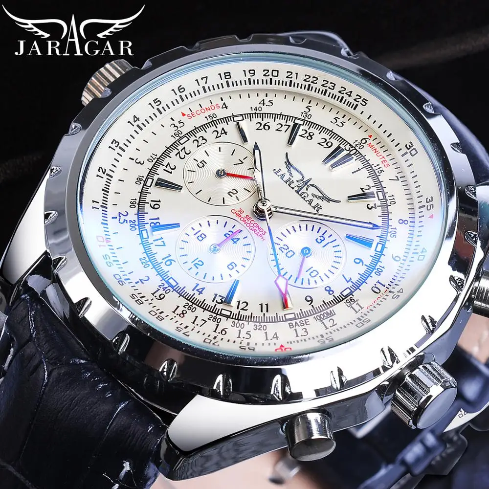 Jaragar 2020 Blue Glass Aviator Series Military True Men Sport ...