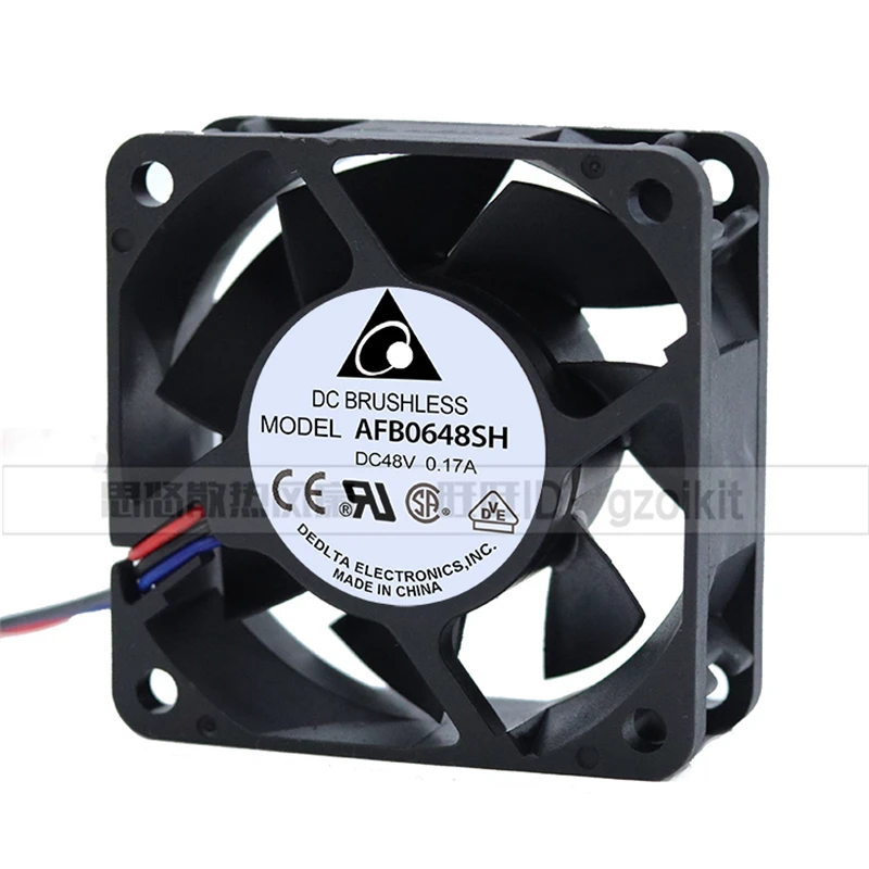 original AFB0648SH 6025 48V 6CM switch double ball inverter cooling fan ...