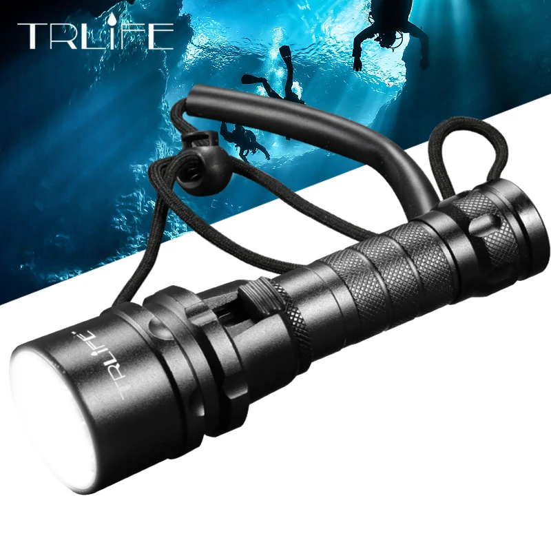 15000LM Professional Scuba Diving Light L2 Waterproof IPX8 Underwater ...