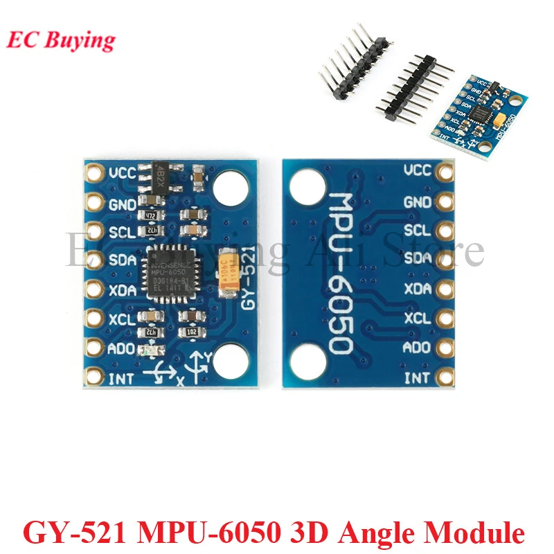 GY 521 MPU 6050 MPU6050 Module 3 Axis Analog Gyro Sensors + 3 Axis Accelerometer Module ...